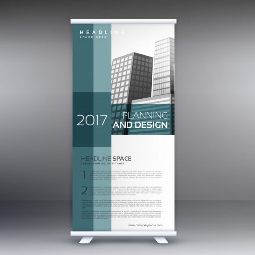 Custom Roll Up Standee - Adminneeds